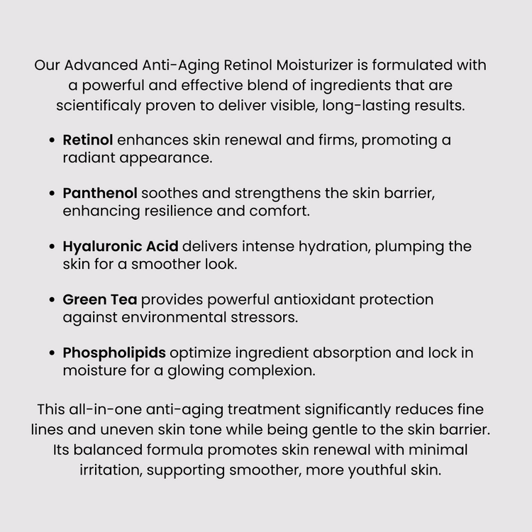 ADVANCED ANTI-AGING RETINOL CREAM – Kleem Organics